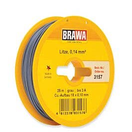 Brawa - .006" .14mm Diameter Stranded Copper Wire 27.3yd 25m Reel ...