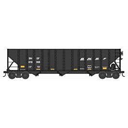 Bowser - 100-Ton 3-Bay Open Hopper with Coal Load - Ready to Run - BNSF ...