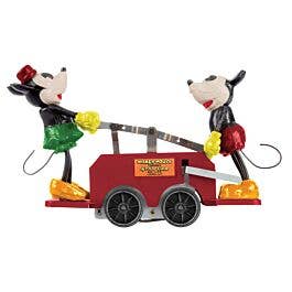 Lionel - #1100 Operating Handcar - 3-Rail - Conventional - Mickey and ...
