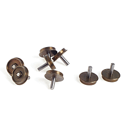 NWSL - 1/2 Axle Nickel Silver Replacement Wheels for Bowser Trolley pkg ...