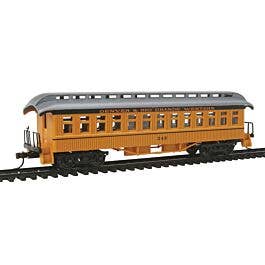 Con-Cor - 1880s Wood Open-Platform Coach - Ready to Run - Denver & Rio ...