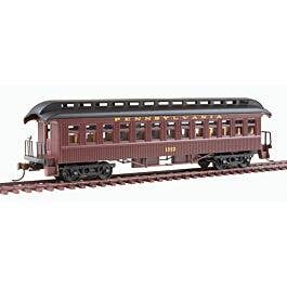 Con-Cor - 1880s Wood Open-Platform Coach - Ready to Run - Pennsylvania ...