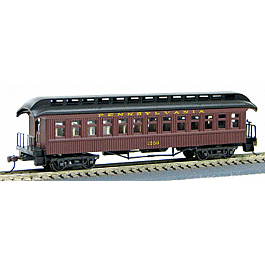 Con-Cor - 1880s Wood Open-Platform Coach - Ready to Run - Pennsylvania ...