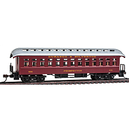 Con-Cor - 1880s Wood Open-Platform Coach - Ready to Run - Durango ...