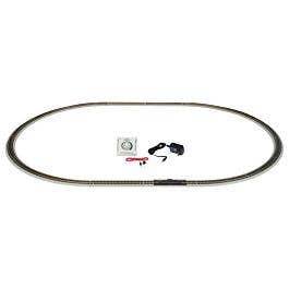 Bachmann - 18" Radius Track Oval Set - Nickel Silver Rail & Gray ...