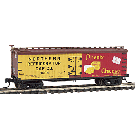 Atlas - 1930s 40' Billboard Reefer - Phenix Cheese #3604 - 150-41449