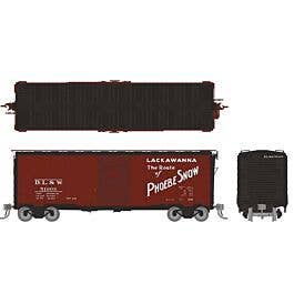 Rapido - 1937 AAR 40' Boxcar w/Round Corner - Ready to Run - Delaware, Lackawanna & Western ...