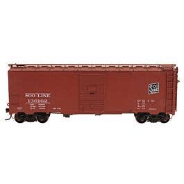 Intermount - 1937 AAR Boxcar with Square Corners - Ready to Run - Soo ...
