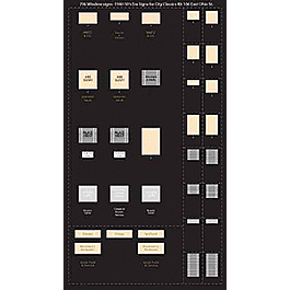 City Class - 1940s-50s Window Signs - For #195-106 East Ohio Street Kit ...