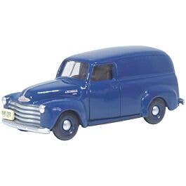Oxford - 1950 Chevrolet 3100 Cargo Van - Assembled - Mariner Blue - 553 ...
