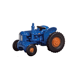 Busch - 1950s Fordson Bluebird Tractor - Assembled - Blue, Red - 189-692493