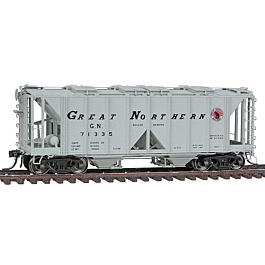 Intermount - 1958 Cubic Foot 2-Bay Covered Hopper w/Open Sides - Ready ...