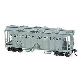 Intermount - 1958 Cubic Foot 2-Bay Covered Hopper w/Open Sides - Ready ...