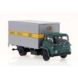 Brekina - 1960 Bedford TK Box-Body Truck - Assembled - Belgian Railways ...