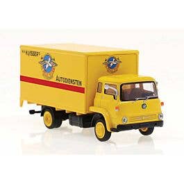 Brekina - 1960 Bedford TK Box-Body Truck - Assembled - Visser 1 (yellow ...