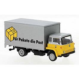 Brekina - 1960 Bedford TK Box-Body Truck - Assembled - PTT (yellow ...