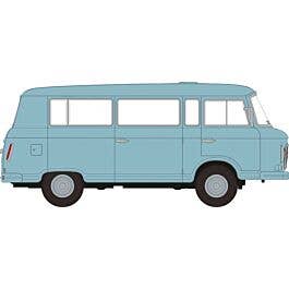 Brekina - 1961-1991 Barkas B 1000 Passenger Van - Assembled - Gray-Blue ...