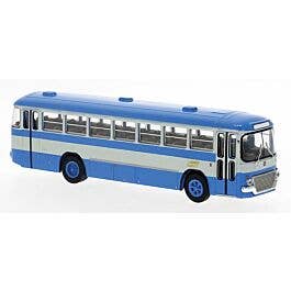 Brekina - 1972 Fiat 306/3 Interurbano Bus - Assembled - Satu, Italy (blue, white, Italian ...