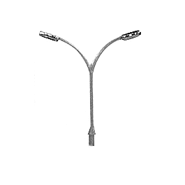 Plastruct - 1980s Double-Boulevard Street Lights - Non-Operating pkg(4 ...