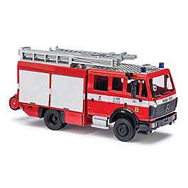 Busch - 1988 Mercedes-Benz MK88 1222 Fire Ladder Truck - Assembled ...