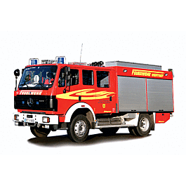 Busch - 1994 Mercedes-Benz MK94 1224 Fire Tanker Truck - Assembled ...
