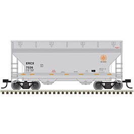 Atlas Trnm - 2-Bay Centerflow Hopper - Ready to Run - Excel Railcar ...
