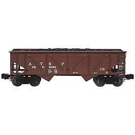 Qual Craft - 2-Bay Composite Hopper 3-Rail - Santa Fe - 610-2116002
