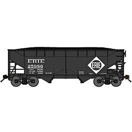 Bluford - 2-Bay Offset-Side Hopper w/Load - Ready to Run - Erie (black ...