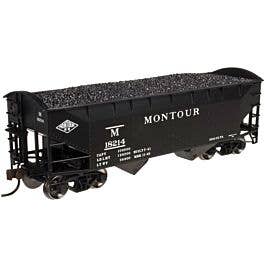 Atlas Trnm - 2-Bay Offset-Side Hopper w/Round Ends - Ready to Run ...