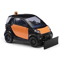 Busch - 2007 Smart Fortwo City Coupe with Snow Plow - Assembled ...