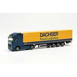 Herpa - 2020 Volvo FH Tractor with Reefer Trailer - Assembled - Dachser ...