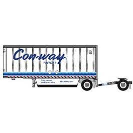 Ttrainworx - 28' Pup Van Trailer with Converter Dolly - Assembled - Con ...