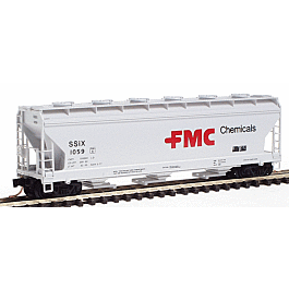 MicroTrain - 3-Bay ACF Centerflow Covered Hopper w/Round Hatches - FMC ...