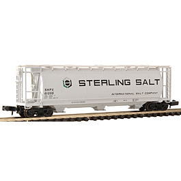 Bowser - 3-Bay Cylindrical Covered Hopper - Sterling Salt - 6-37257