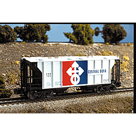 S Helper - 3-Bay PS-2 Covered Hopper - CSX #2 (Central Soya) - 641-409