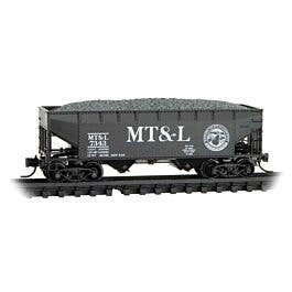 MicroTrain - 33' 2-Bay Offset-Side Hopper - Ready to Run - Medford ...