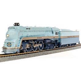 BLI - 3462 Class 4-6-4 Hudson - Standard DC - Stealth Brass Hybrid - Santa Fe #3460 (Early 1939 ...