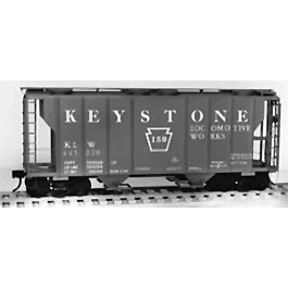 GloorCraft - 34' Covered Two-Bay Hopper - 100-Ton (undecorated) - 288-3402