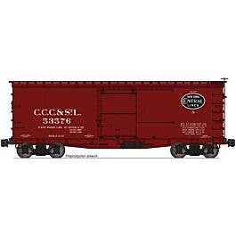 Accurail - 36' Double-Sheathed Wood Boxcar, Steel Roof, Ends ...
