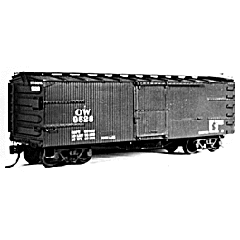 Funaro - 36' New York, Ontario & Western Wood Truss-Rod Boxcar w ...