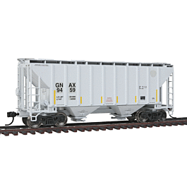Walthers - 37' 2980 Cubic-Foot 2-Bay Covered Hopper - Ready to Run ...