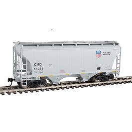 Walthers - 39' Trinity 3281 2-Bay Covered Hopper - Ready-to-Run - Union Pacific(R) CMO #15081 ...