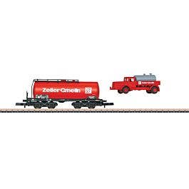 Marklin - 4-Axle Tank Car & Bussing Fuel Truck Set - Ready to Run ...