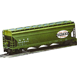 Qual Craft - 4-Bay ACF Centerflow Hopper 3-Rail w/Plastic Trucks - NYC ...