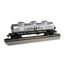 Bachmann - 40' 3-Dome Tank Car - Ready to Run - Silver Series(R) - L ...