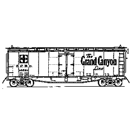 Intermount - 40' ATSF Style Reefer Kit - Grand Canyon Line RR-32 ATSF ...