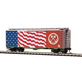 MTH - 40' Boxcar - Ready to Run - Coast Guard - 507-8574175