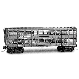 MicroTrain - 40' Despatch Stock Car - GN #55256 (Vermillion,white ...