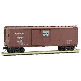 MicroTrain - 40' Double-Sheathed 1-1/2-Door Wood Boxcar, Vertical Brake ...