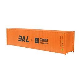 Atlas O - 40' High-Cube Container - Assembled - BAL (orange, black ...